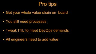 ITIL and DevOps at War in the Enterprise - DevOpsDays Amsterdam 2014 | PPTX