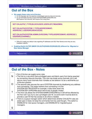 IBM MQ Channel Authentication | PDF