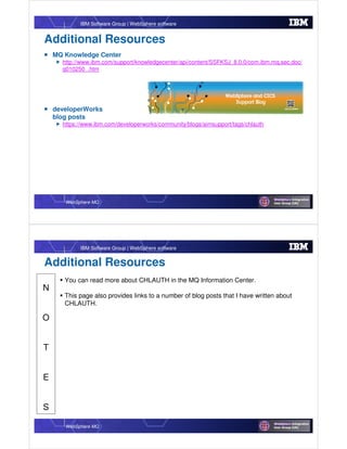 IBM MQ Channel Authentication | PDF