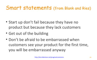 Lean Startup: an introduction | PPT