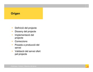 Instamaps - Marc conceptual i objectius del servei | PPT