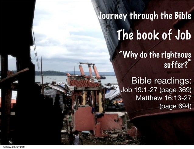 Journey Through the Bible: The Book of Job | PDF | Christianity ...