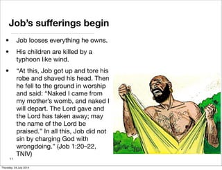 Journey Through the Bible: The Book of Job | PDF