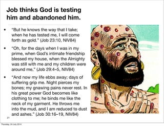 Journey Through the Bible: The Book of Job | PDF