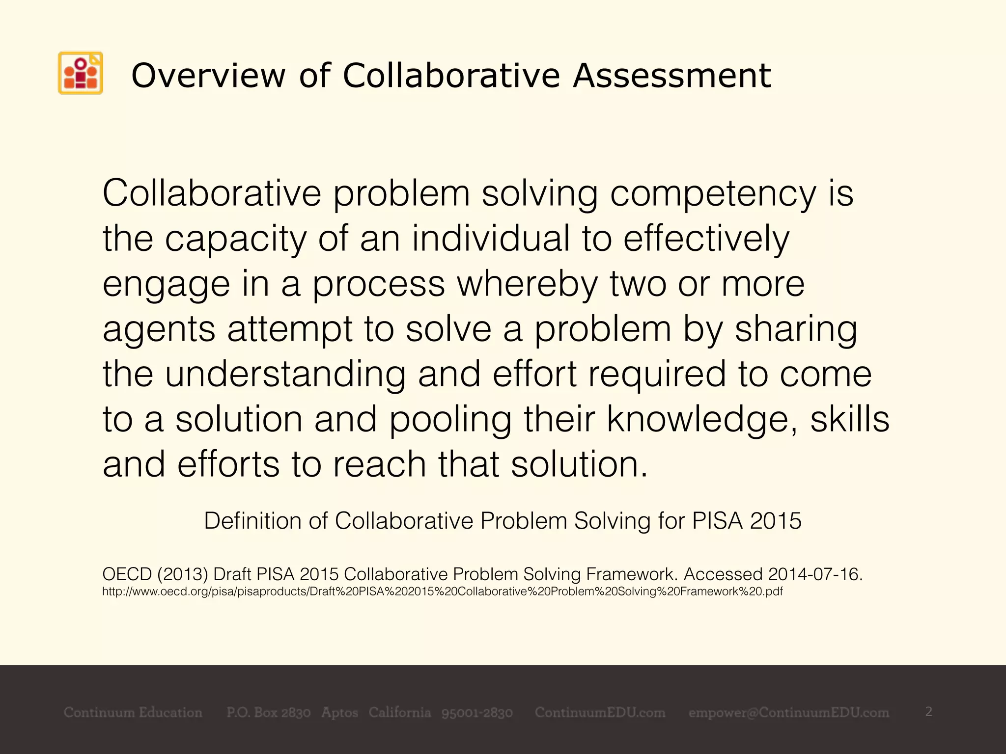 What does collaborative assessment really mean? | PDF | Educational ...