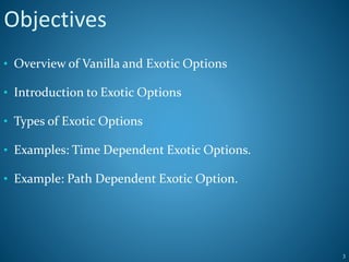 Managing Exotic Options Risk | PPT