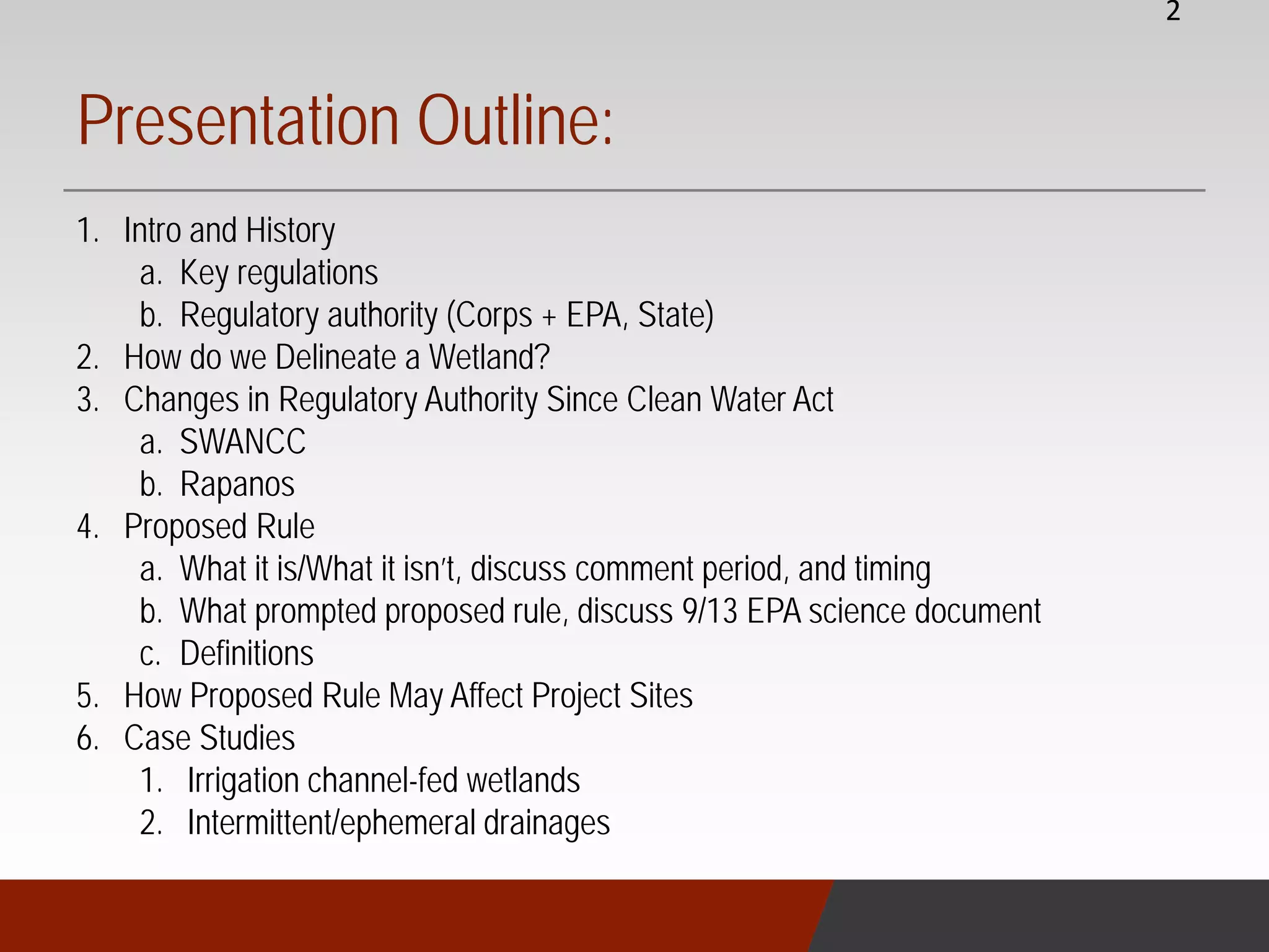 New EPA Wetlands Rule | PDF