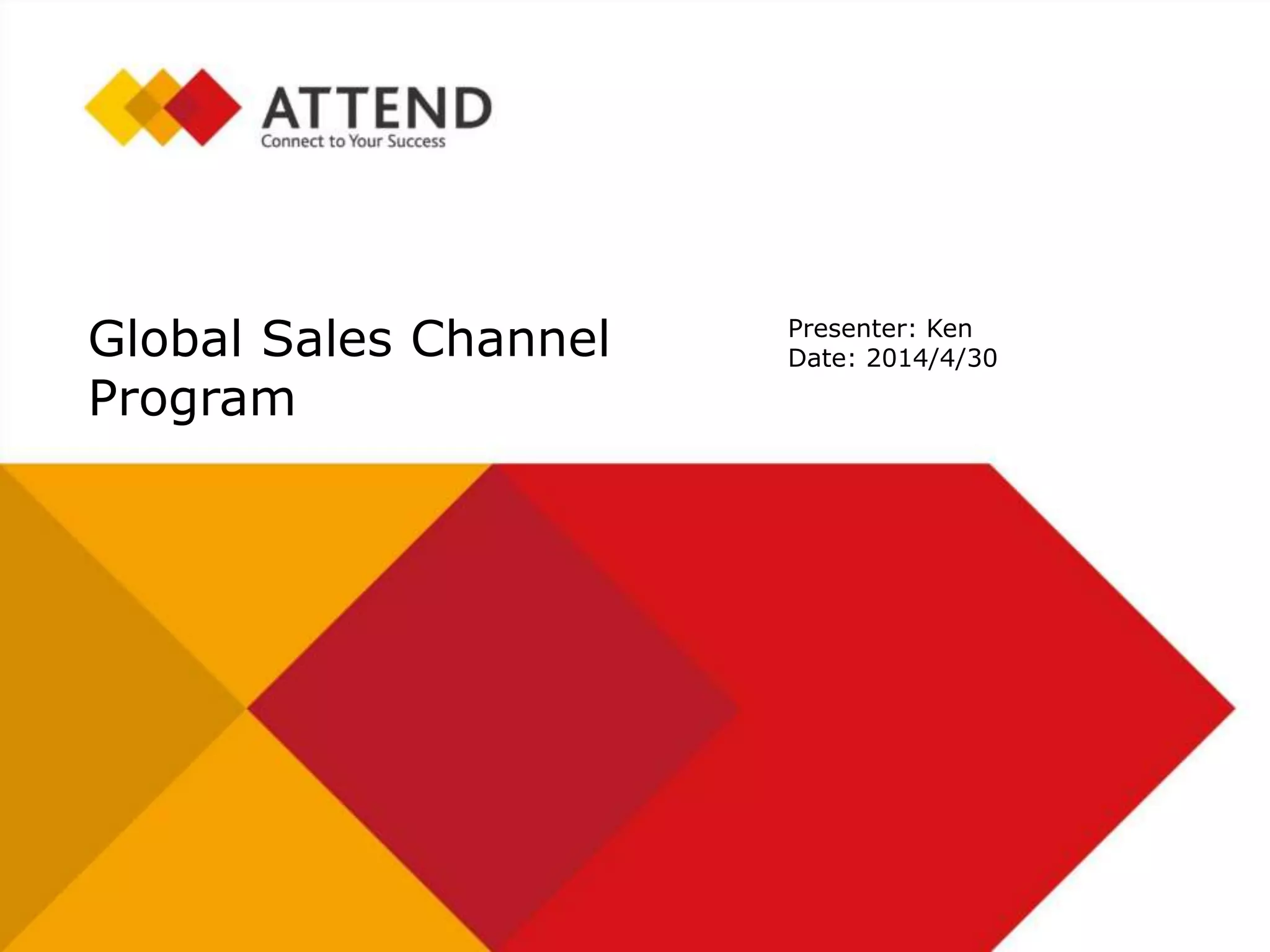 Global Sales Channel Program | PPT