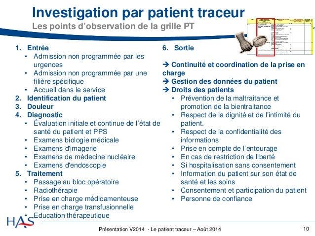 Le patient traceur : une méthode d’évaluation de la réalité de l’acti…