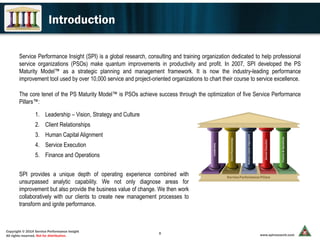 The Five Most Important KPIs for Services Companies | PDF