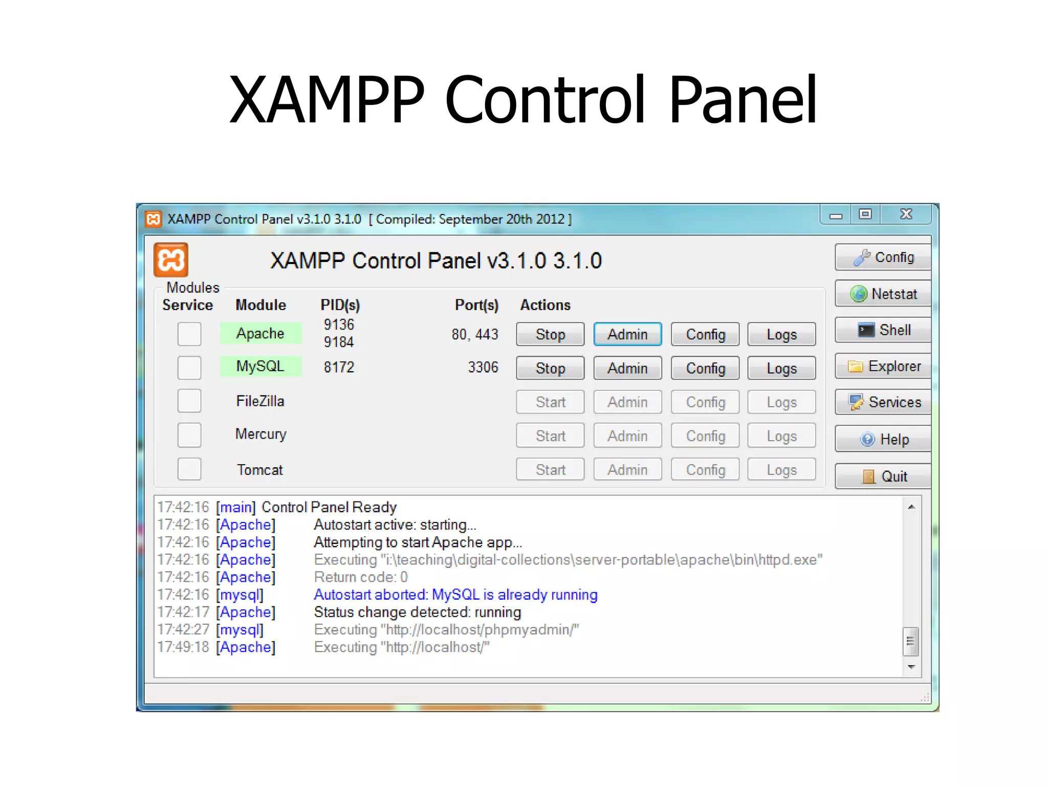 Joomla3 : XAMPP Portable | PDF