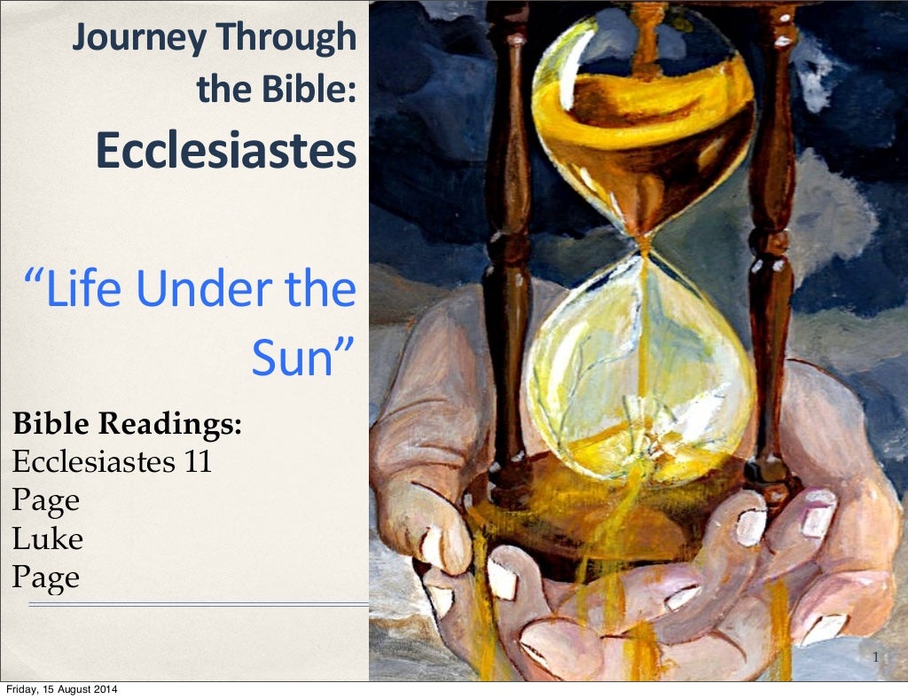 The Book of Ecclesiastes