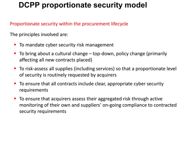 9 September 2014: Cyber Security Model | PPT