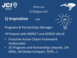 JCI Belgium 2015 - Action Plan, Budget and Board - Presentation at ...