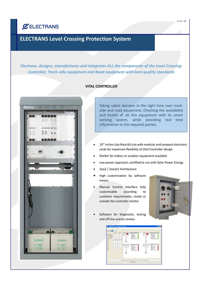 Electrans Level Crossing Protection Solutions | PDF | Technology & Computing