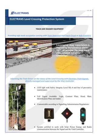 Electrans Level Crossing Protection Solutions | PDF
