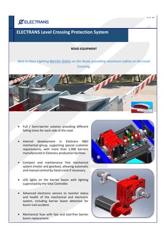 Electrans Level Crossing Protection Solutions | PDF