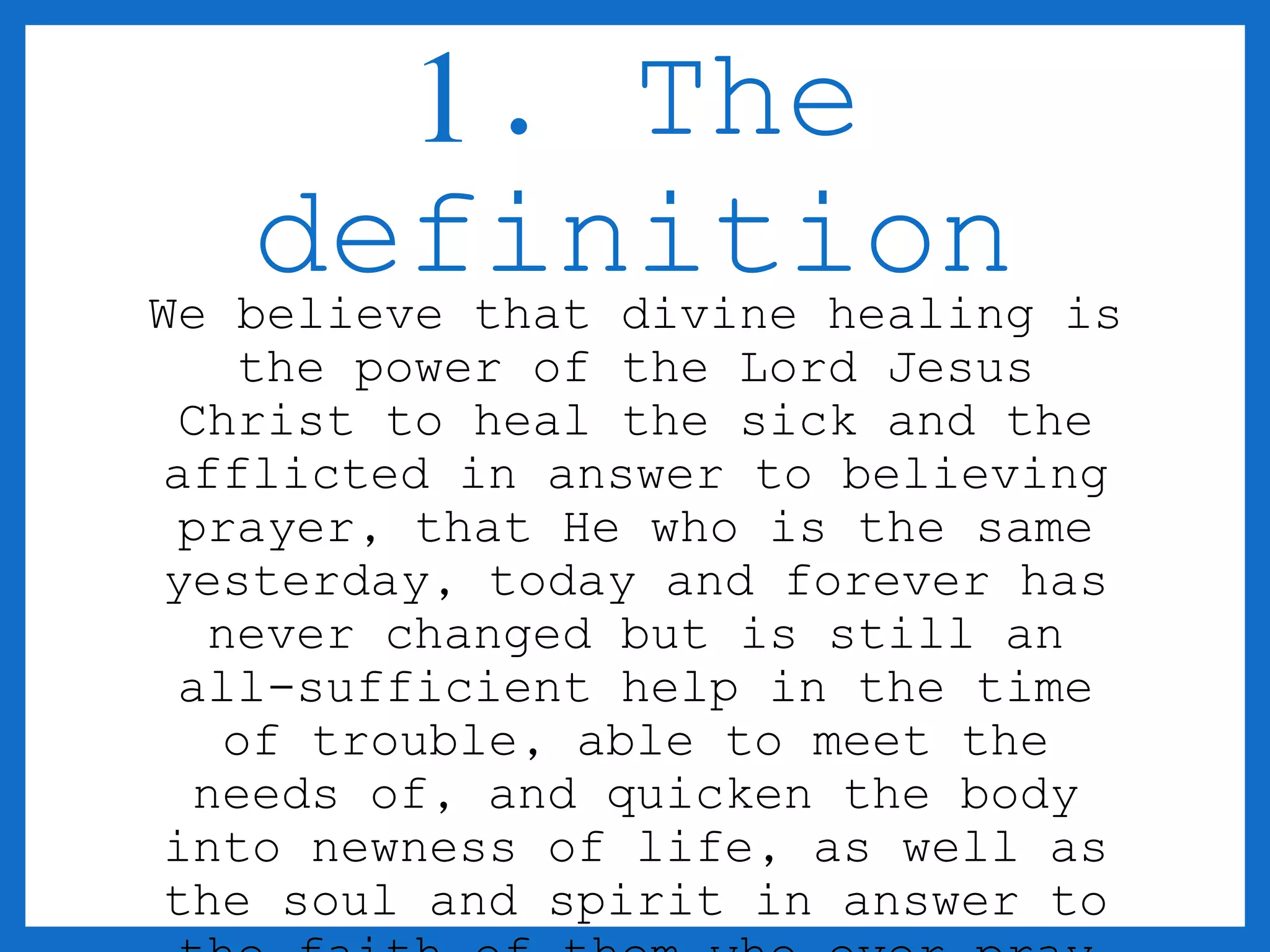 Jesus Christ the Healer | PPTX