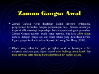 zaman logam | PPT