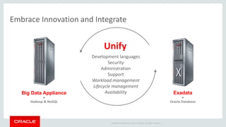 Oracle Big Data Appliance and Big Data SQL for advanced analytics | PPTX