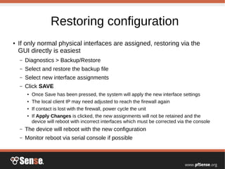 Alix to APU Conversion - pfSense Hangout October 2014 | PPT