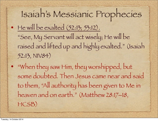 Journey Through The Bible: Isaiah Part 2 - The Messianic prophecies
