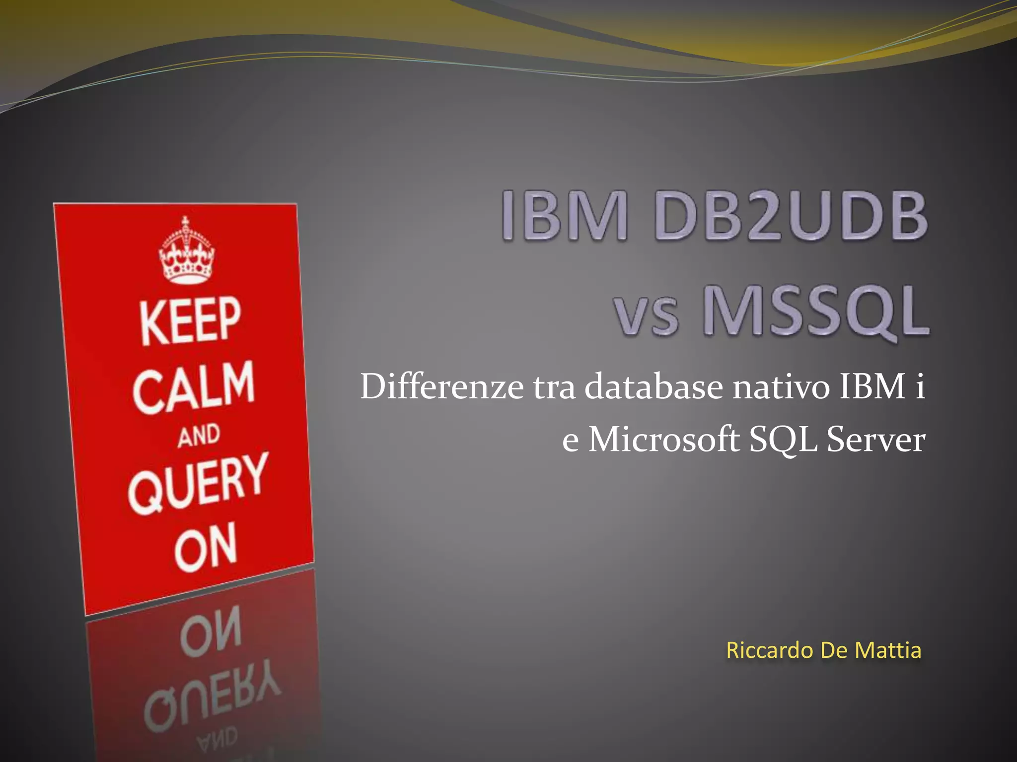Ibm I Db2 Udb Vs Microsoft Sql Server Ppt 7155