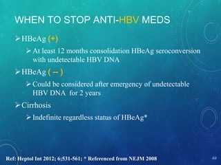 20141015-Resistance & seroreversion of HBV | PPTX