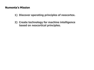 Principles of Hierarchical Temporal Memory - Foundations of Machine Intelligence | PPT