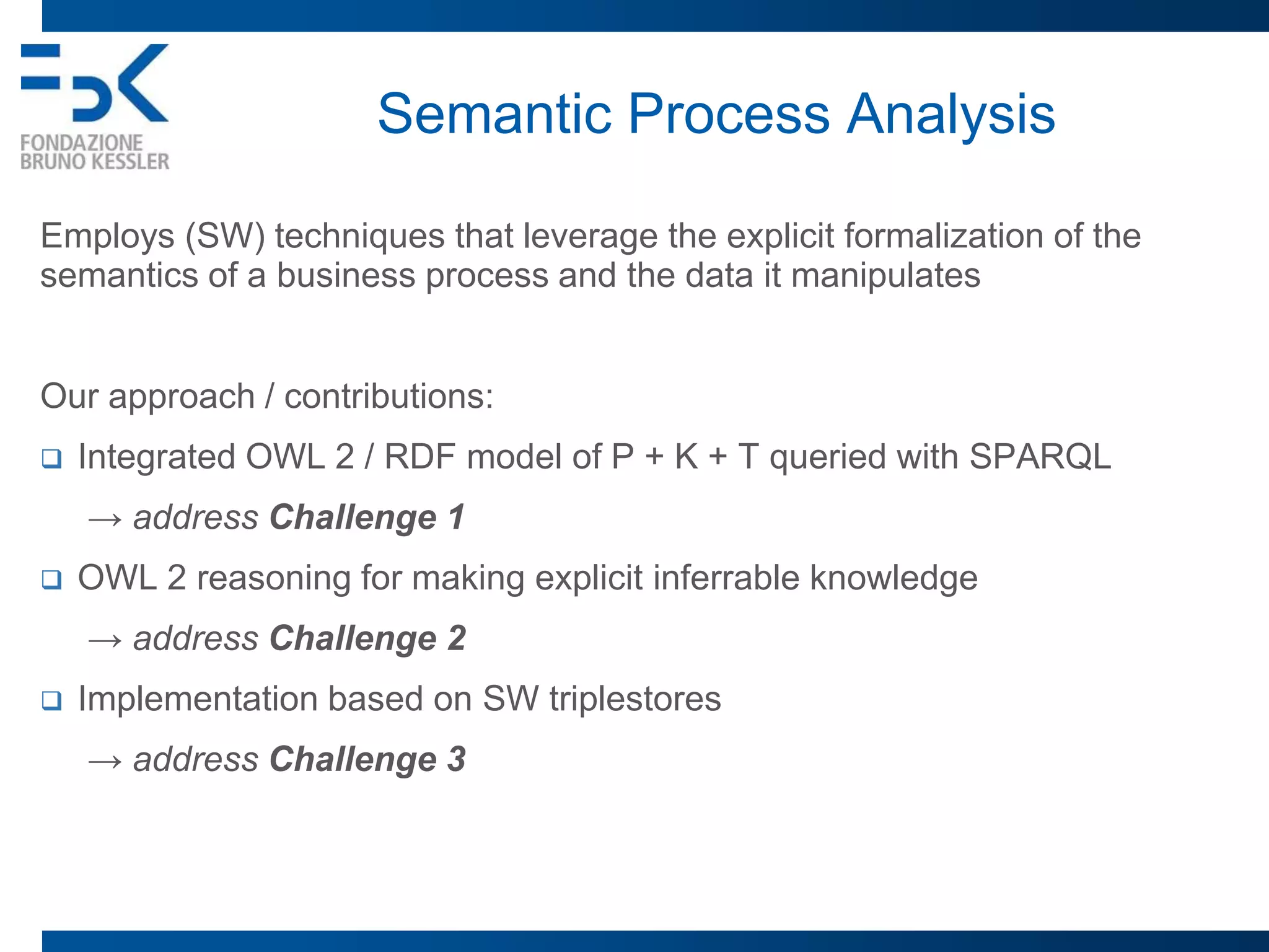 Semantic-based Process Analysis | PPT