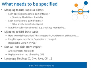 Remote Procedure Call over DDS - London Connext DDS Conference | PPTX