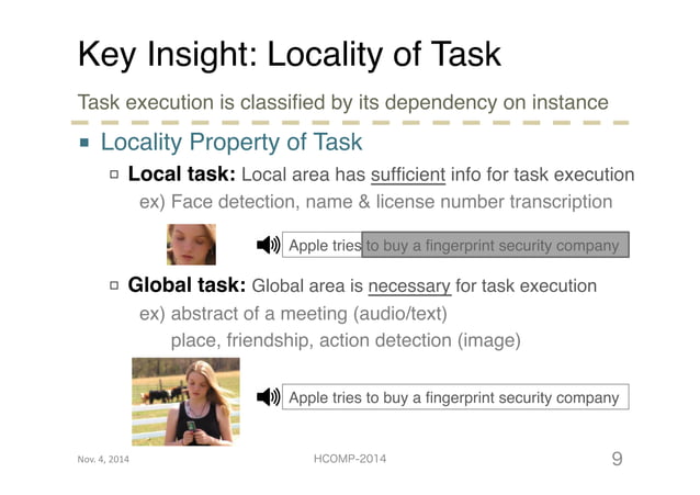 Instance-privacy Preserving Crowdsourcing (HCOMP2014) | PPT