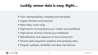 Designing a Better Planet with Big Data and Sensor Networks (for ...