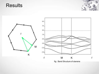 study on Electronic Properties of 'Stanene' | PPTX