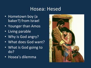Journey Through The Bible: Amos and Hosea - The Cry for Justice | PDF
