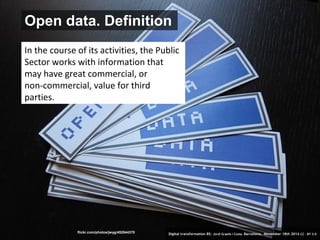 Digital transformation: open data | PPT