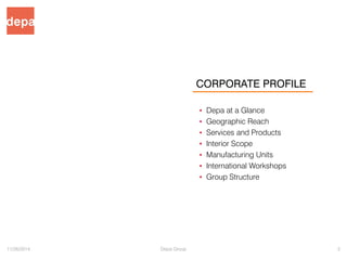 Depa Interiors Fit-out contracting profile | PDF