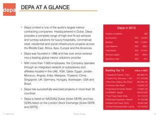 Depa Interiors Fit-out contracting profile | PDF