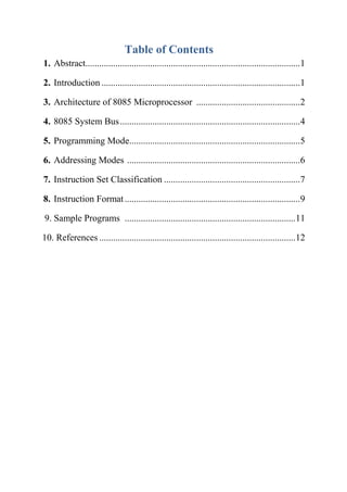 Microprocessor 8085 | PDF | Operating Systems | Computer Software and ...
