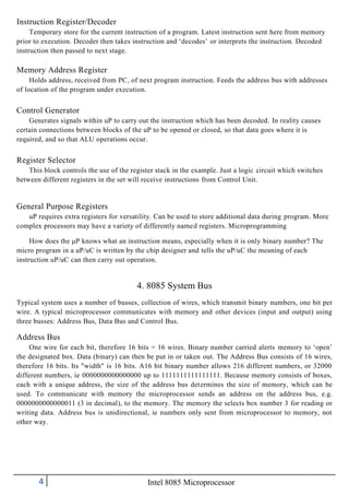 Microprocessor 8085 | PDF | Operating Systems | Computer Software and ...