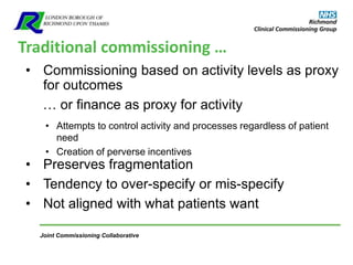 Outcomes Based Commissioning | PPT