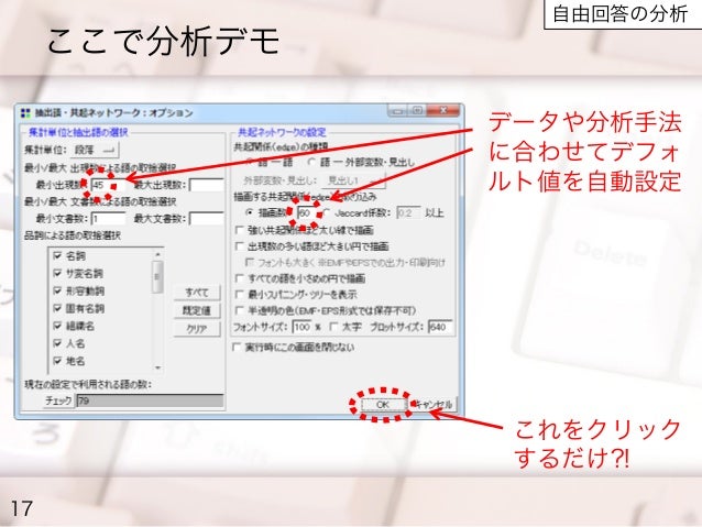 フリーソフトウェア「kh Coder」を使った計量テキスト分析 ―手軽なマウス操作による分析からプラグイン作成まで― Tokyowebm