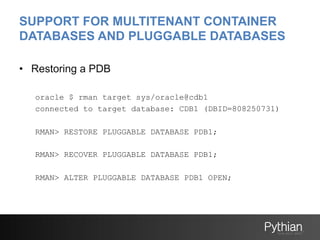 Oracle 12c and its pluggable databases | PDF