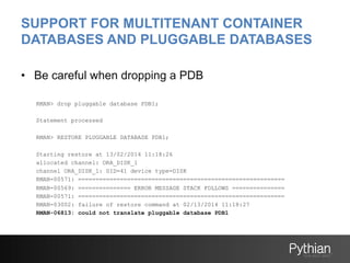 Oracle 12c and its pluggable databases | PDF