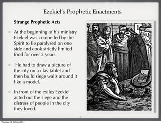 Journey Through The Bible Ezekiel:Visions Of God | PDF