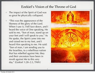 Throne Of God Ezekiel
