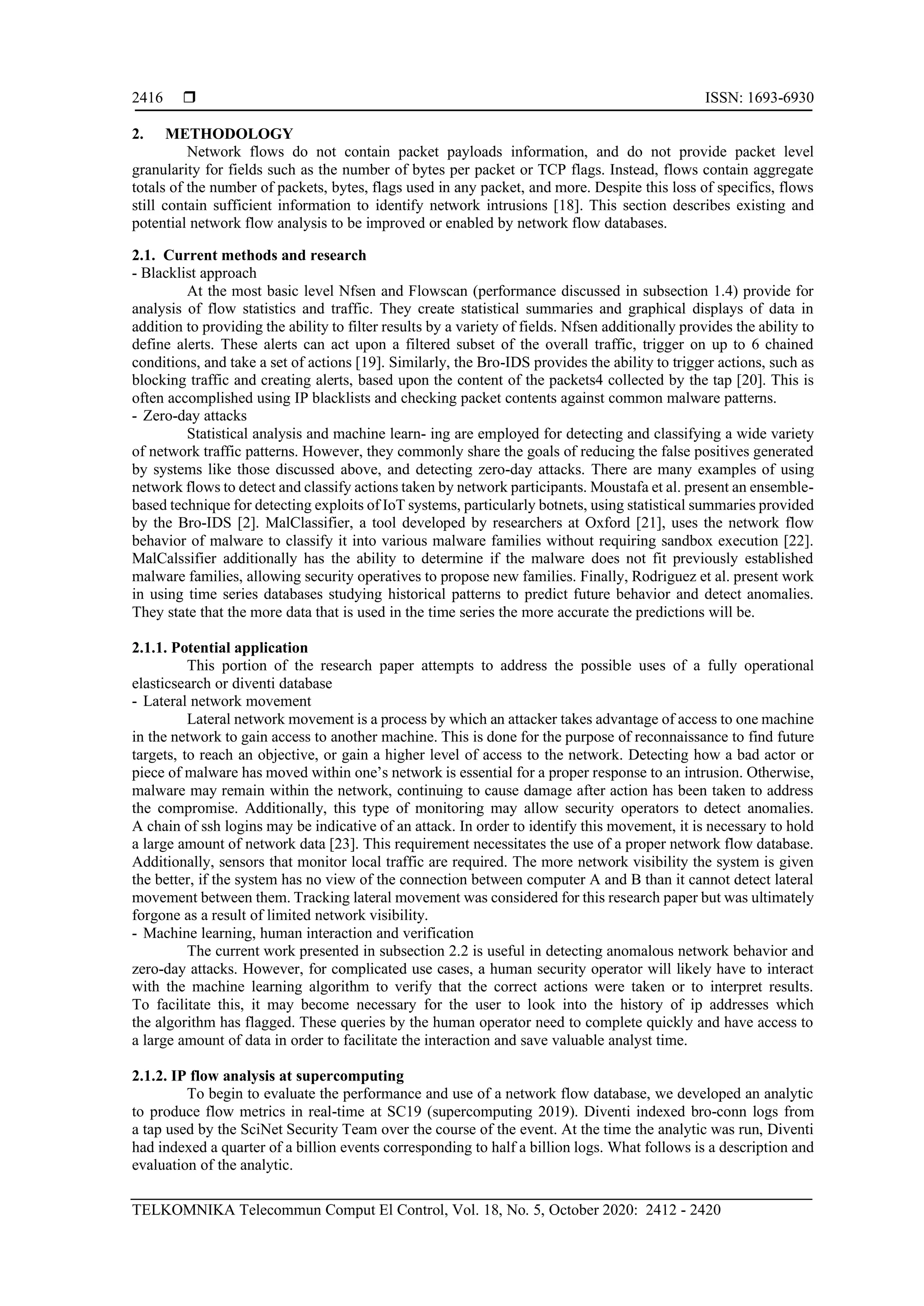 Database techniques for resilient network monitoring and inspection | PDF | Databases | Computer ...