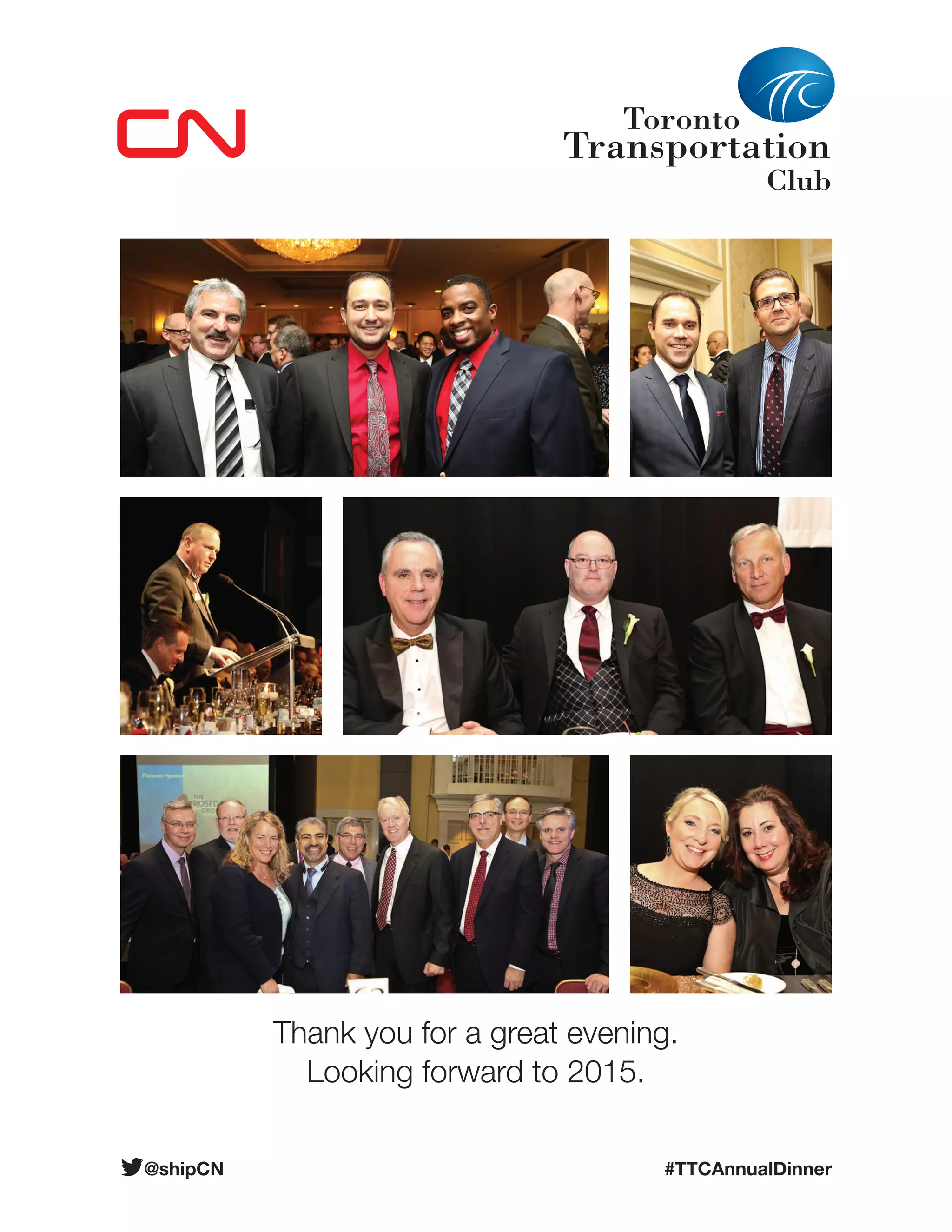 Celebrating excellence in transportation at the TTC Annual Dinner. | PDF
