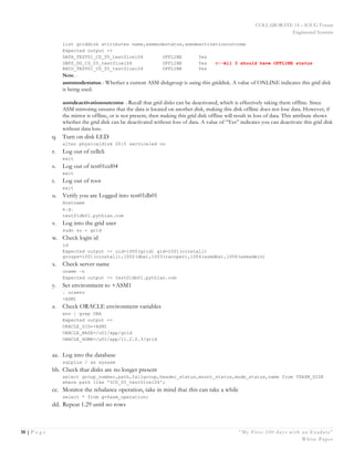 My First 100 days with an Exadata (WP) | PDF