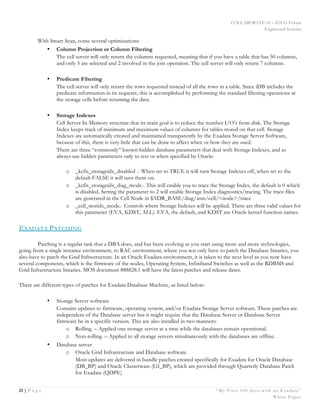 My First 100 days with an Exadata (WP) | PDF